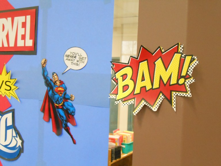 Marvel vs. DC Graphic Novel Display – Ontarian Librarian