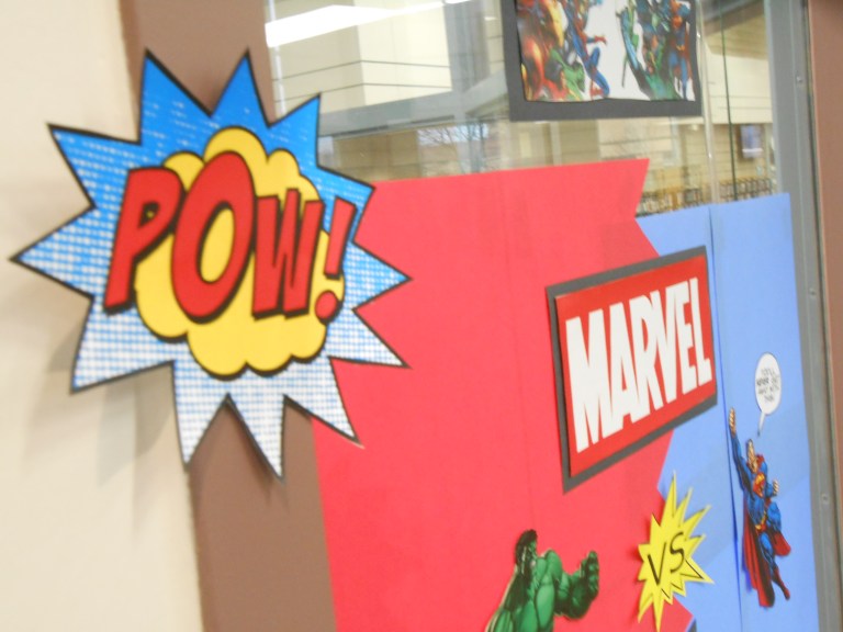 Marvel vs. DC Graphic Novel Display – Ontarian Librarian