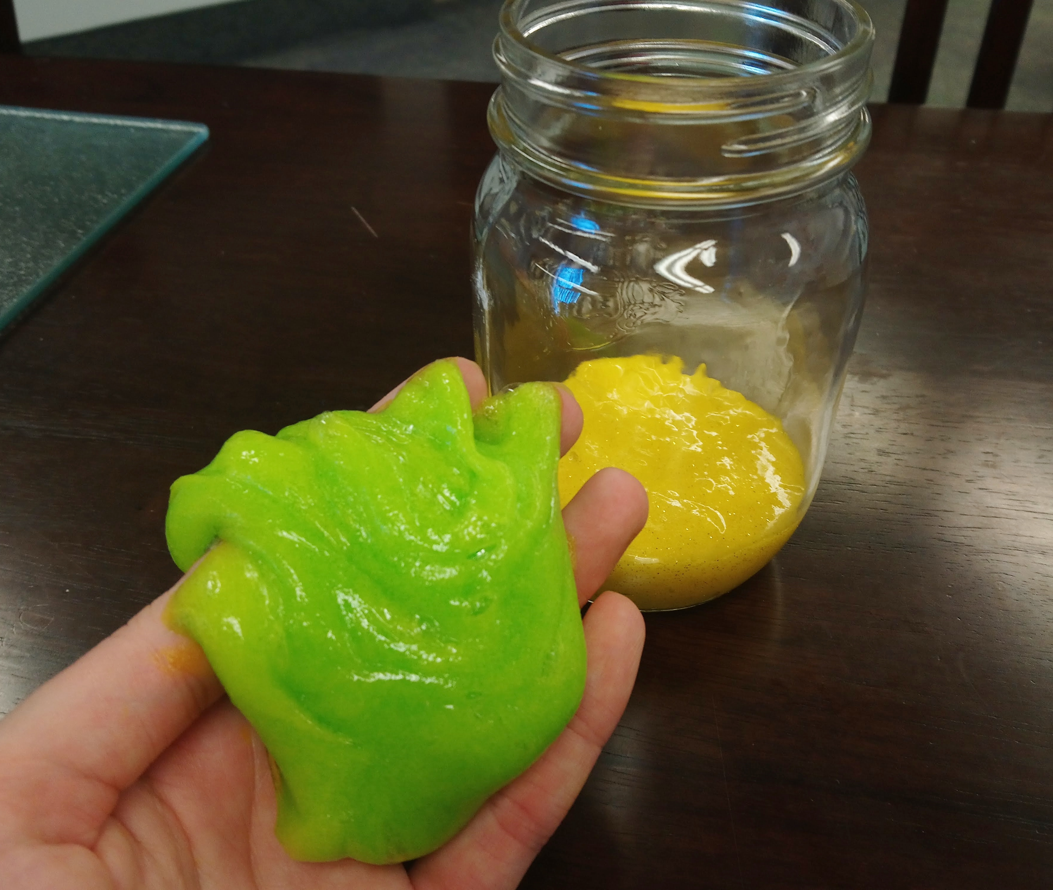 Homemade Layered Slime Jars with Ombre Effect – Ontarian Librarian