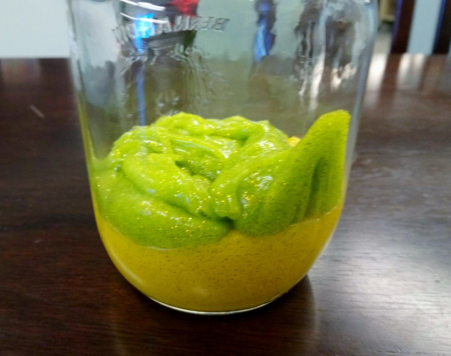 Homemade Layered Slime Jars with Ombre Effect – Ontarian Librarian