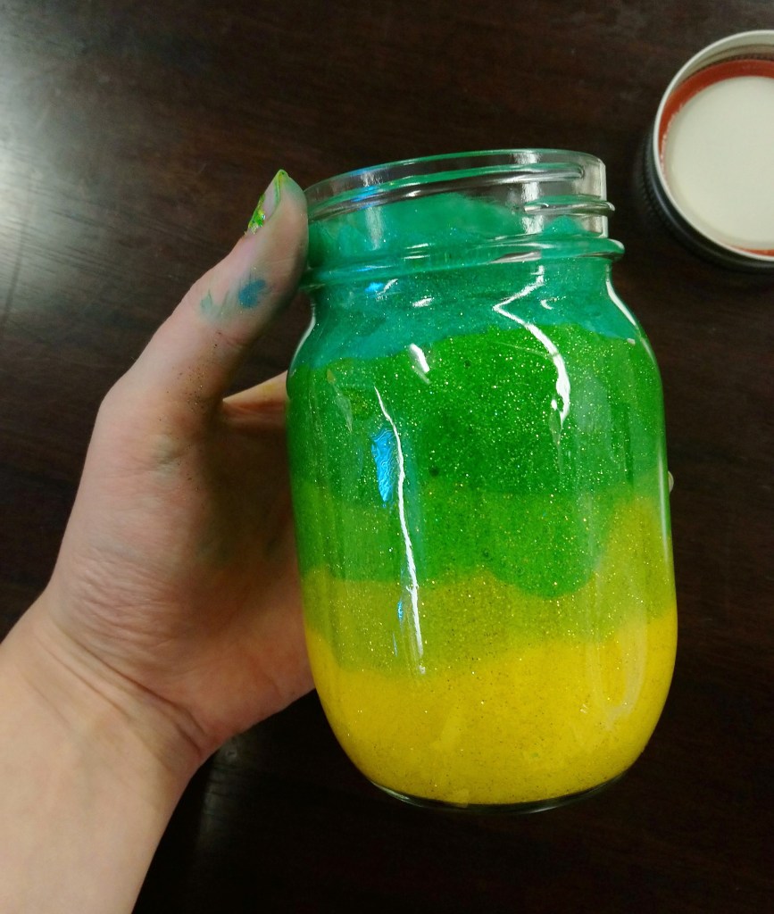 Homemade Layered Slime Jars with Ombre Effect – Ontarian Librarian