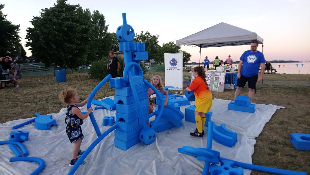 Using Big Blue Blocks at the Library – Ontarian Librarian