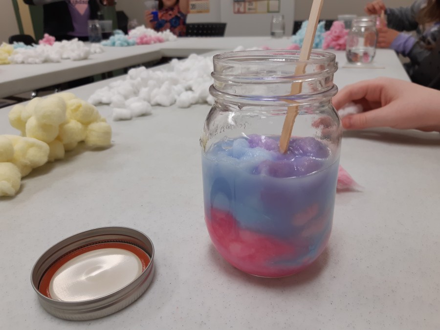 Galaxy Jars with Mini-Lesson on Nebulae – Ontarian Librarian
