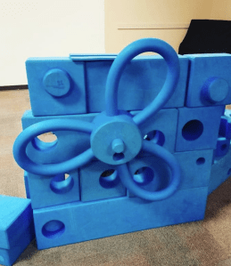 Using Big Blue Blocks at the Library – Ontarian Librarian