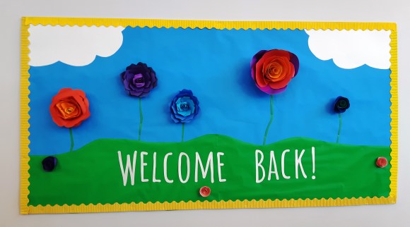 3D Flower Bulletin Board Display – Ontarian Librarian